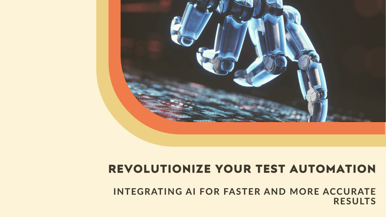 Developing test automation frameworks with AI Developing test automation frameworks with AI