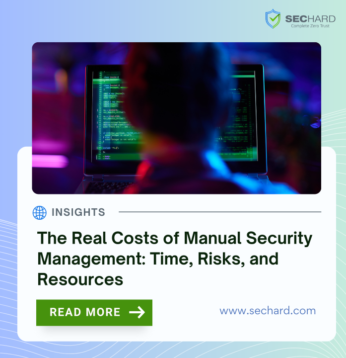 The Real Costs of Manual Security Management: Time, Risks, and Resources The Real Costs of Manual Security Management: Time, Risks, and Resources