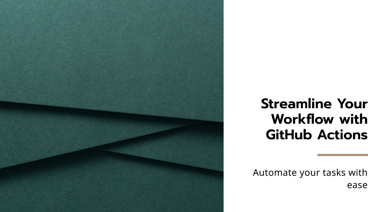 Automating Your CI/CD Pipeline with GitHub Actions: An End-to-End Workflow Automating Your CI/CD Pipeline with GitHub Actions: An End-to-End Workflow