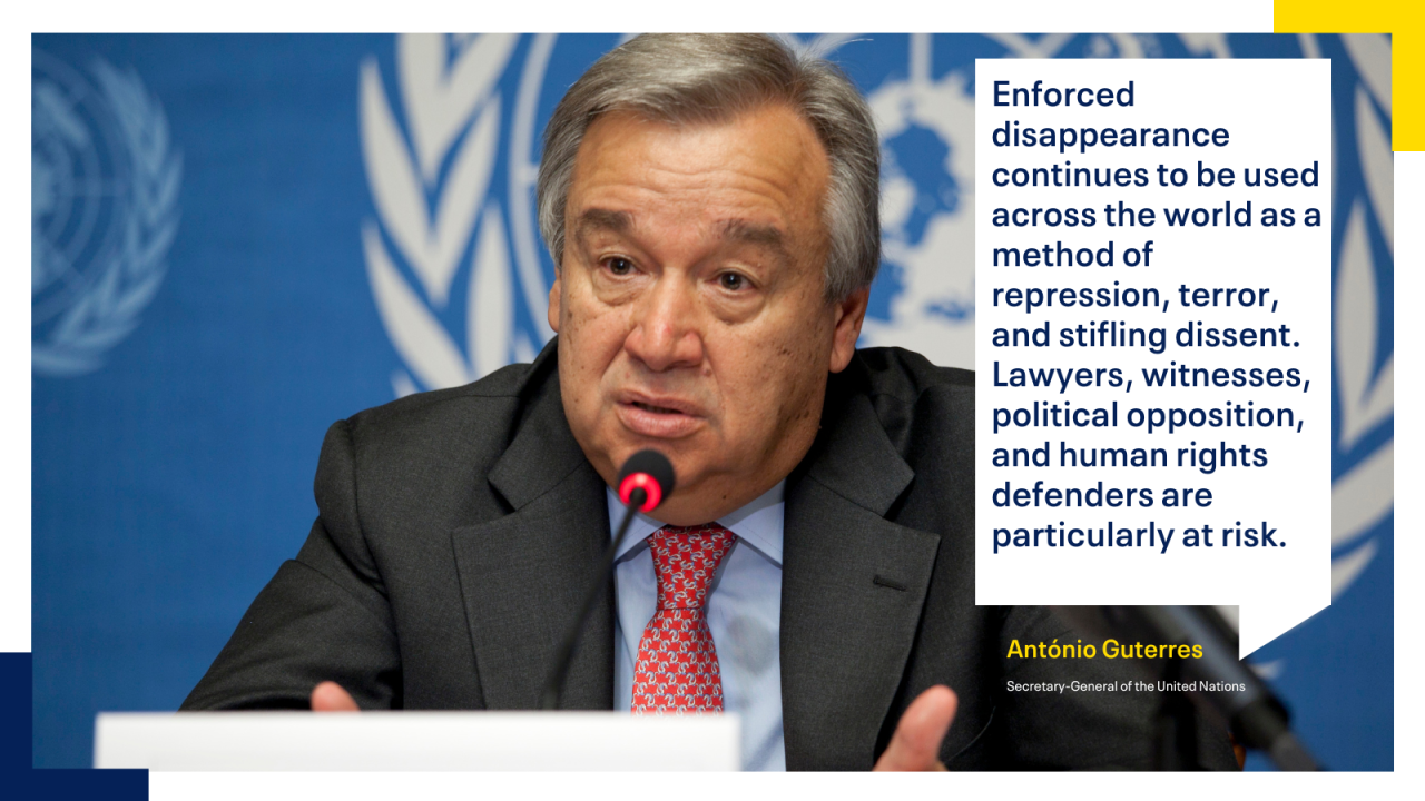 Civil society call to end enforced disappearances in China Civil society call to end enforced disappearances in China