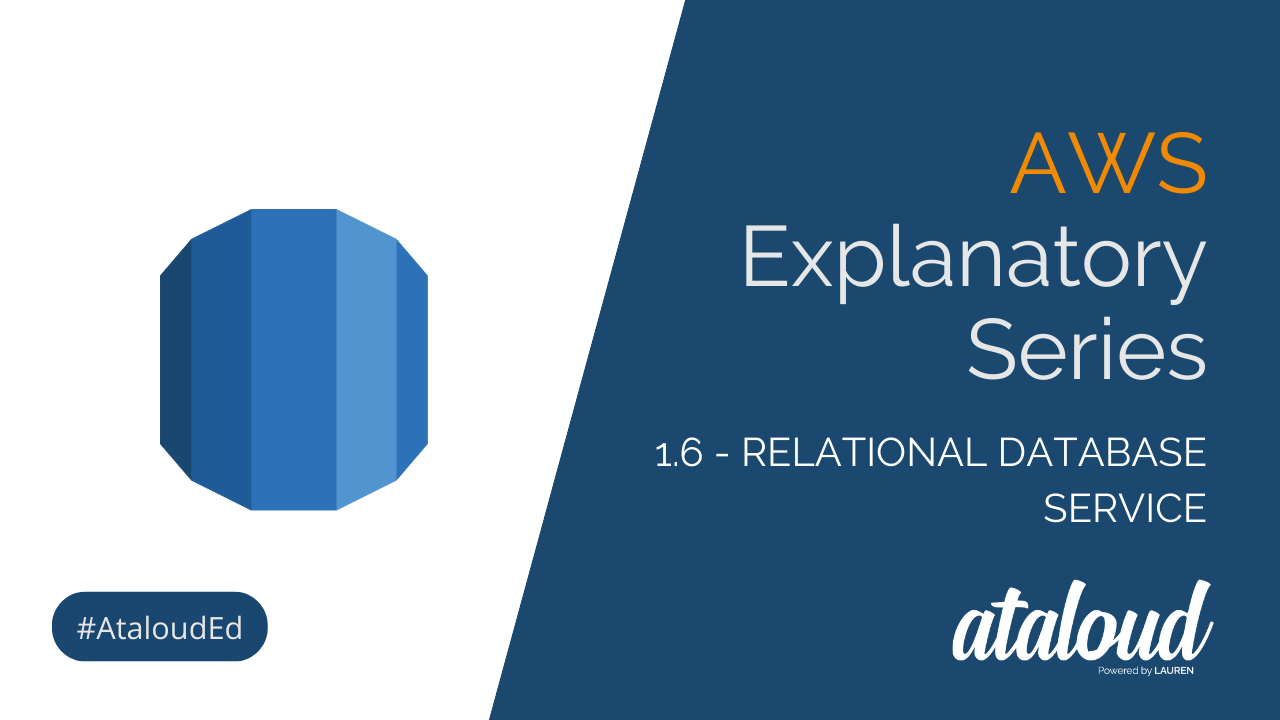 AMAZON RELATIONAL DATABASE SERVICE (RDS) AMAZON RELATIONAL DATABASE SERVICE (RDS)