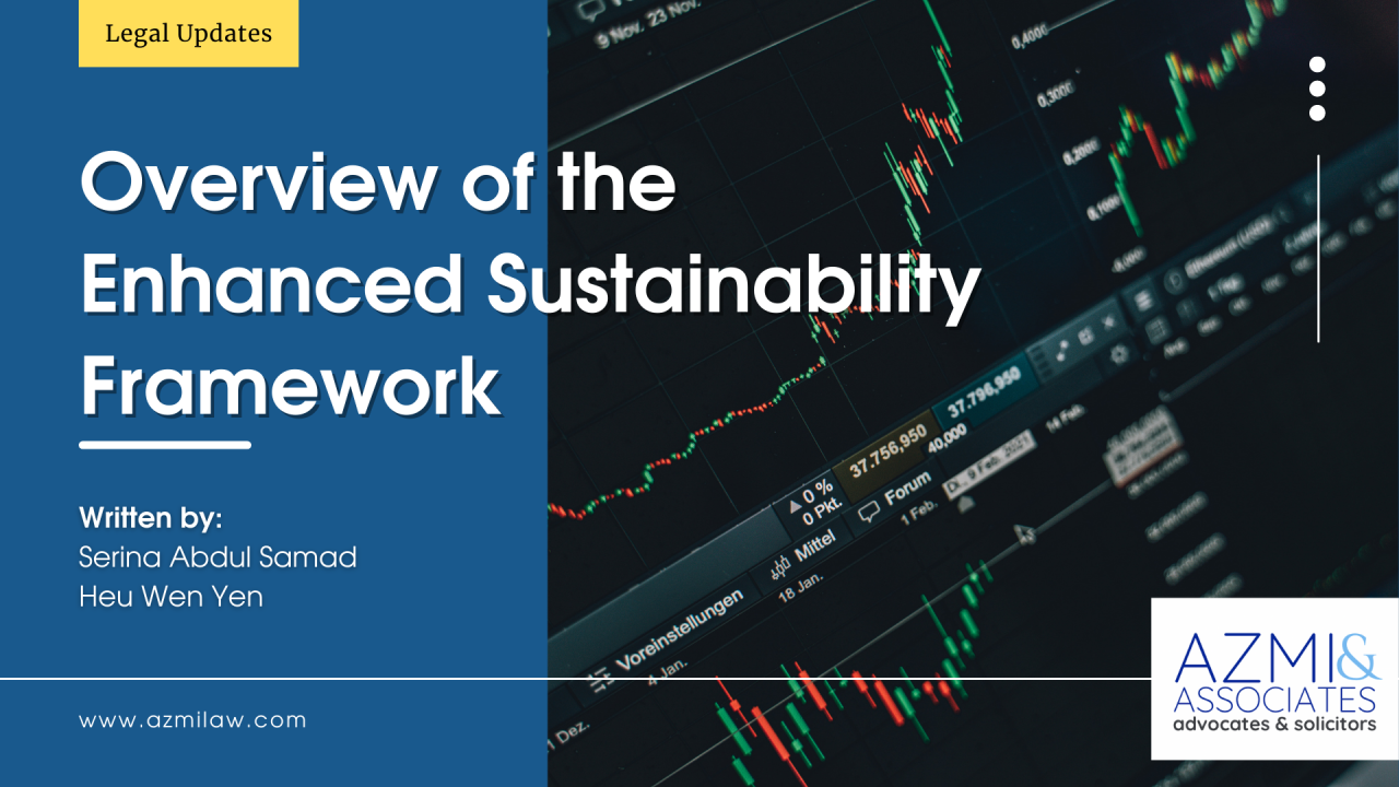 Overview of the Enhanced Sustainability Framework Overview of the Enhanced Sustainability Framework