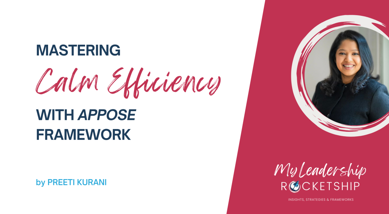Mastering Calm Efficiency Mastering Calm Efficiency