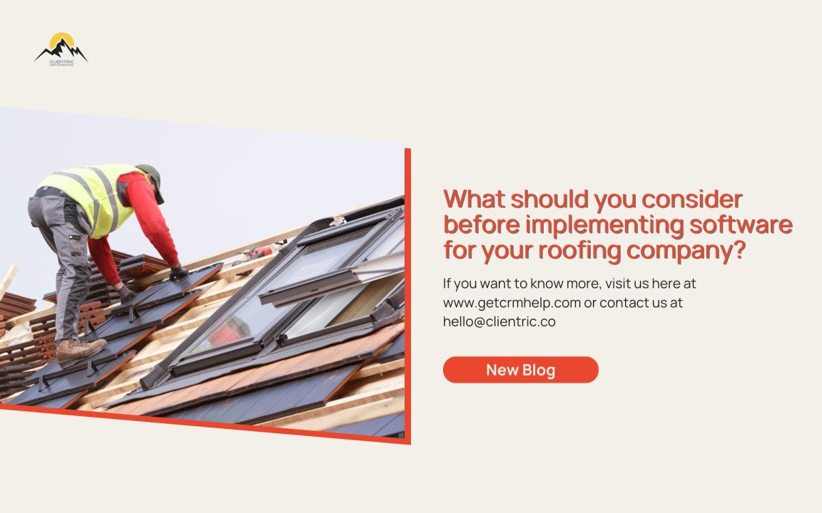 7 factors before implementing software for your Roofing Company! 7 factors before implementing software for your Roofing Company!