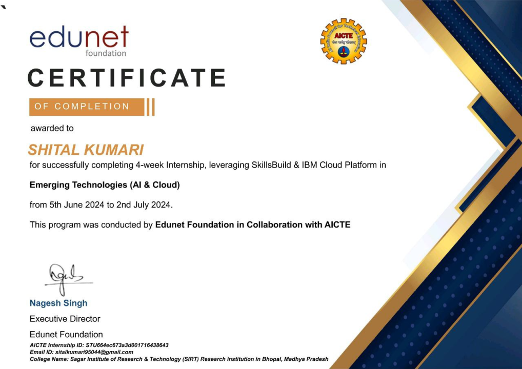 Edunet Foundation in Collaboration with AICTE Edunet Foundation in Collaboration with AICTE