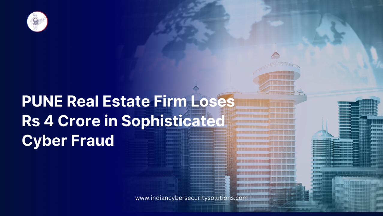 PUNE Real Estate Firm Loses Rs 4 Crore in Sophisticated Cyber Fraud PUNE Real Estate Firm Loses Rs 4 Crore in Sophisticated Cyber Fraud
