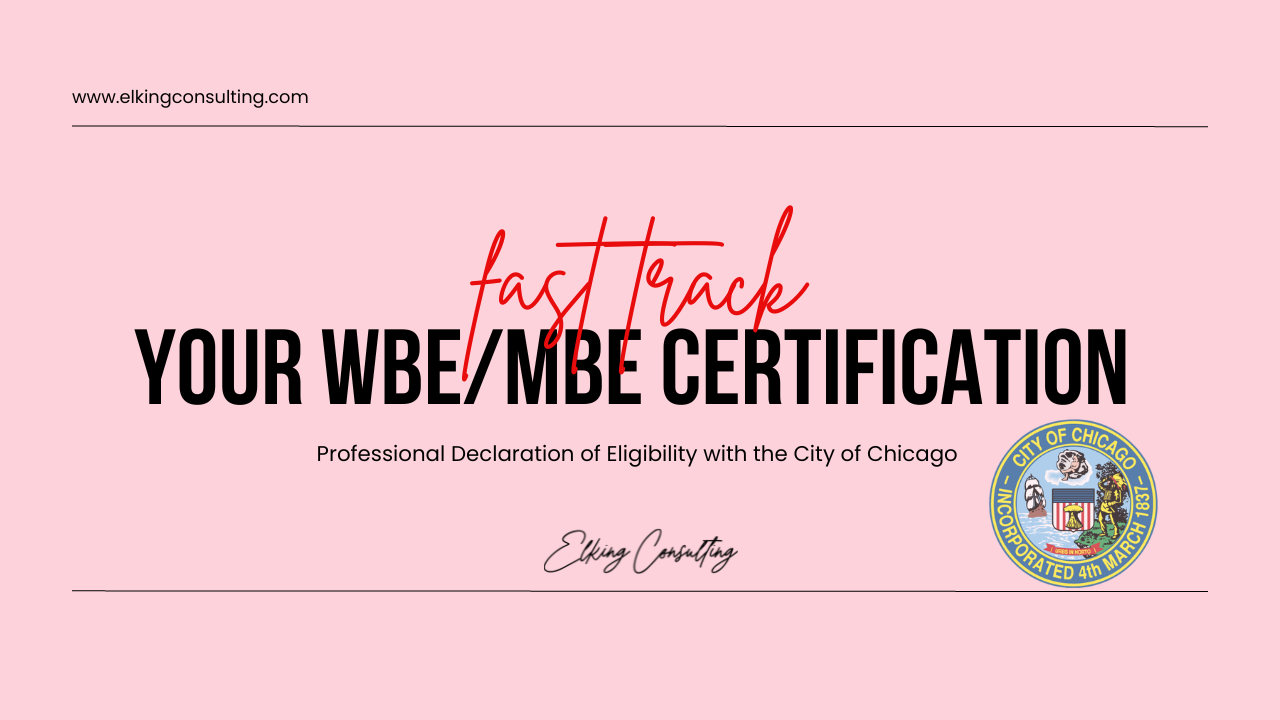 How to fast-track your WBE and MBE Certification Application for Chicago How to fast-track your WBE and MBE Certification Application for Chicago