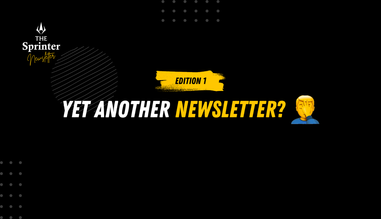 Oh no! Yet another newsletter? Oh no! Yet another newsletter?