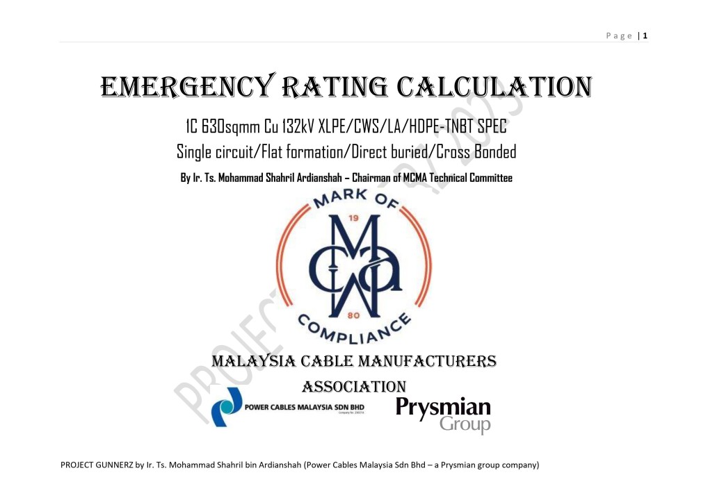 DIY Emergency rating calculation DIY Emergency rating calculation