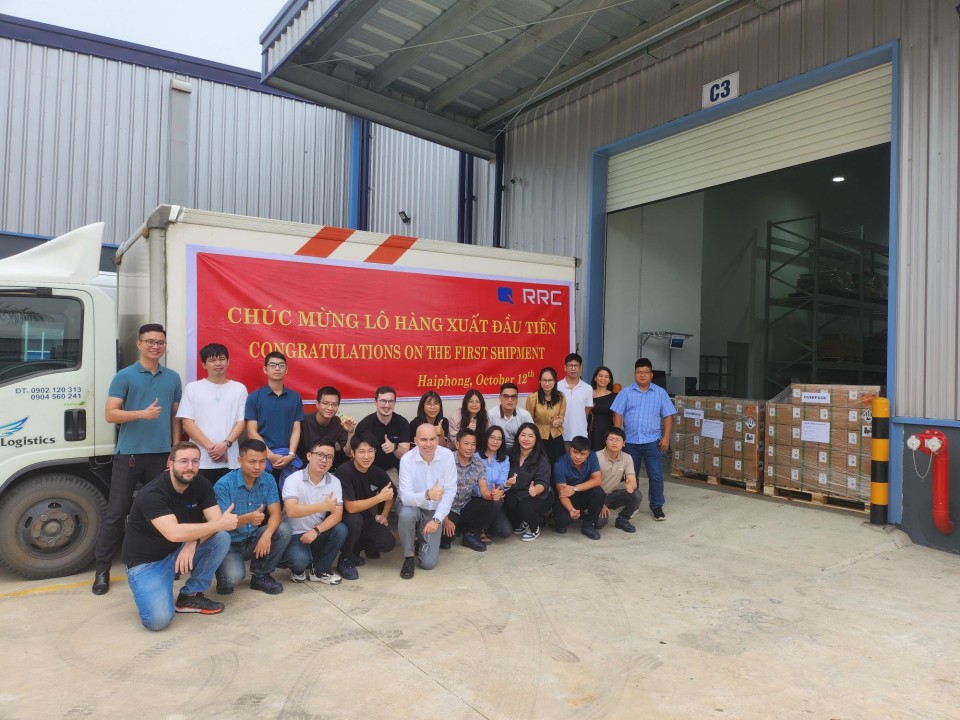 A Milestone Achieved: RRC Vietnam Factory's First Shipment A Milestone Achieved: RRC Vietnam Factory's First Shipment