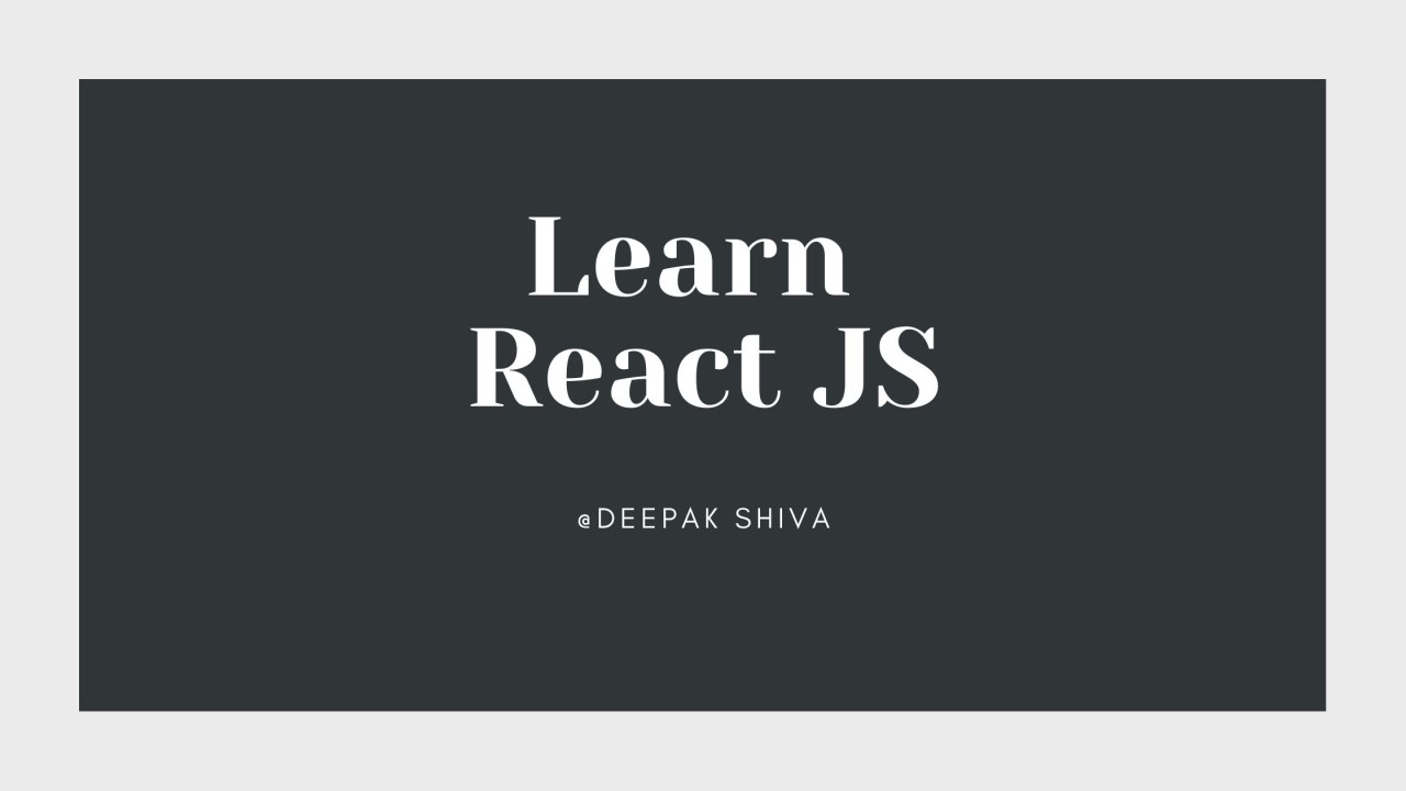 React JS React JS