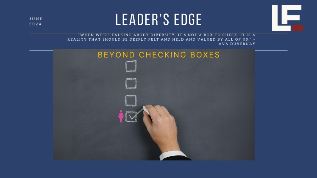 Beyond Checking Boxes Beyond Checking Boxes