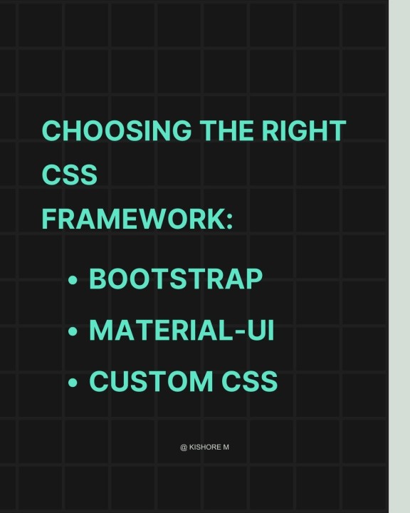 Bootstrap vs. Material-UI vs. Custom CSS: Choosing the Best Bootstrap vs. Material-UI vs. Custom CSS: Choosing the Best