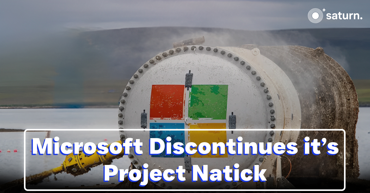 Microsoft Discontinues Pioneering Underwater Data Center Project Natick Microsoft Discontinues Pioneering Underwater Data Center Project Natick