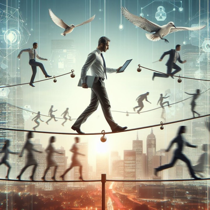 The Agile Tightrope: Balancing Trends and Challenges in Transformation The Agile Tightrope: Balancing Trends and Challenges in Transformation