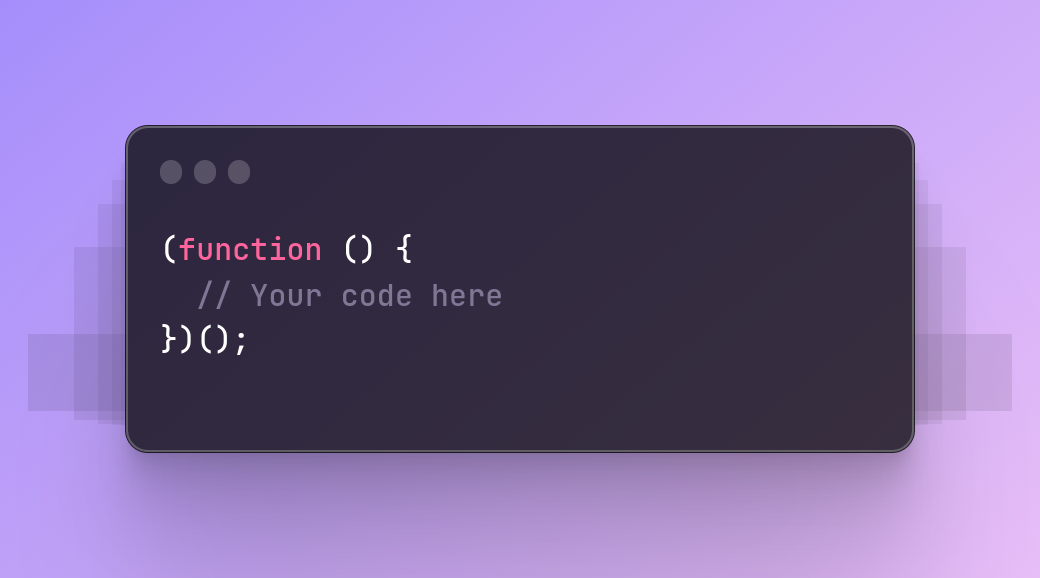 JS IIFE function JS IIFE function