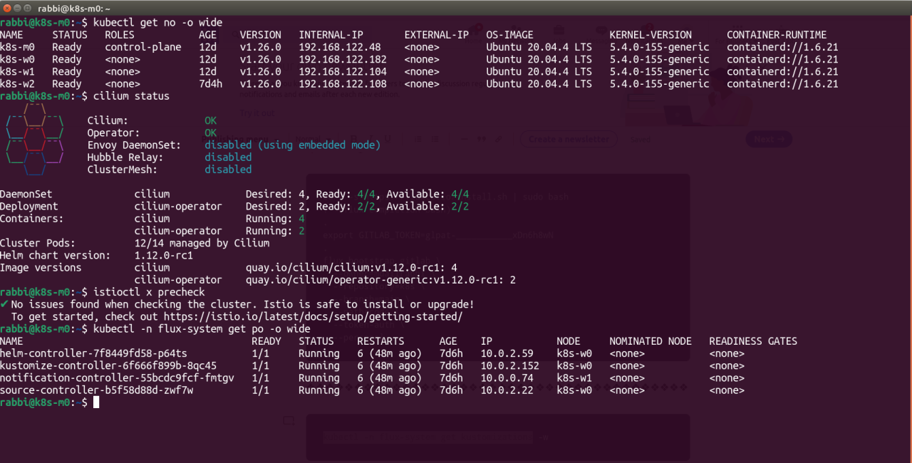 Setting up a Kubernetes 1.26.0 Cluster Over Ubuntu 22.04 LTS Setting up a Kubernetes 1.26.0 Cluster Over Ubuntu 22.04 LTS