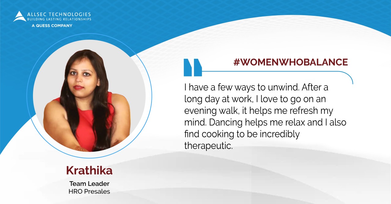 Kratika Agrawal on Ways to Unwind #WomenWhoBalance Kratika Agrawal on Ways to Unwind #WomenWhoBalance