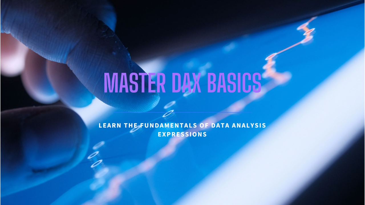 DAX (Data Analysis Expressions) Basics DAX (Data Analysis Expressions) Basics