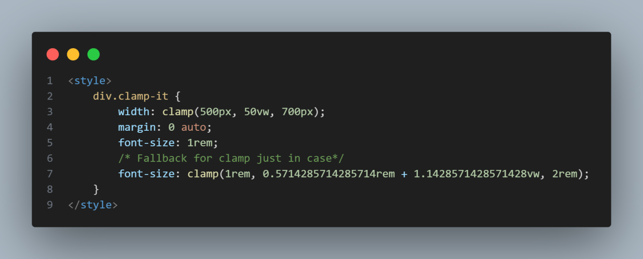Exploring Code#9: CSS Clamp() Function Exploring Code#9: CSS Clamp() Function
