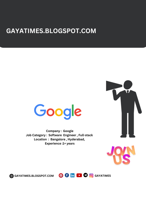 Google Hiring Software Engineer, Full-stack Salary: 25 LPA - 40 LPA 1 ... Google Hiring Software Engineer, Full-stack Salary: 25 LPA - 40 LPA 1 ...