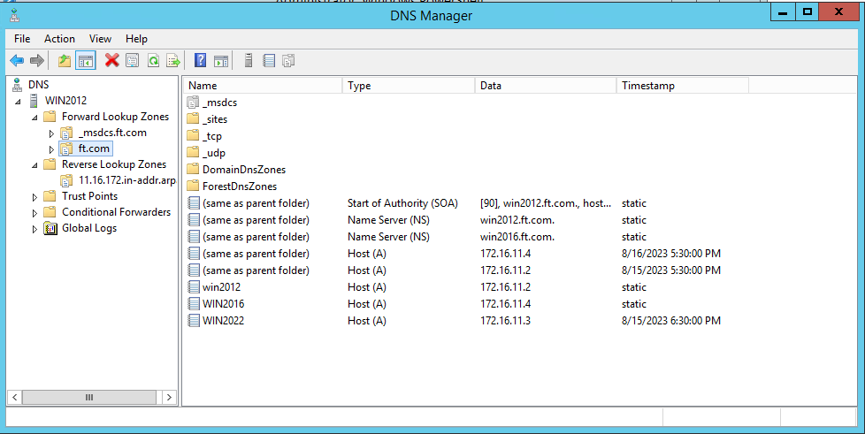 Configuring DNS on a Windows Domain Controller: Configuring DNS on a Windows Domain Controller: