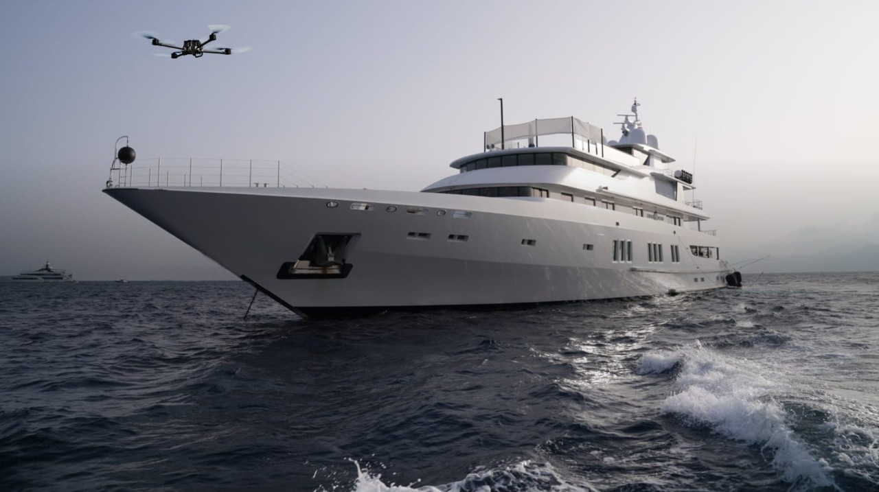 Landmark Project Demonstrates Cutting-Edge Drone Delivery to Superyacht ... Landmark Project Demonstrates Cutting-Edge Drone Delivery to Superyacht ...