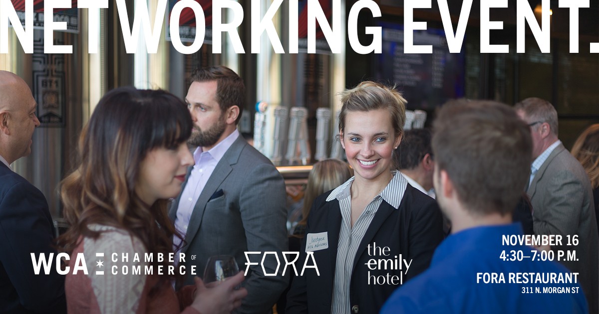 WCA Networking Event at Fora! WCA Networking Event at Fora!