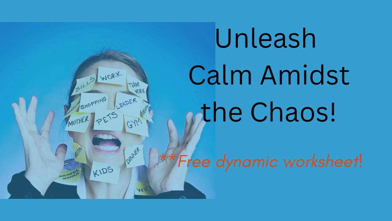 Unleash Calm Amidst the Chaos: Your Secret Weapon Inside! Unleash Calm Amidst the Chaos: Your Secret Weapon Inside!