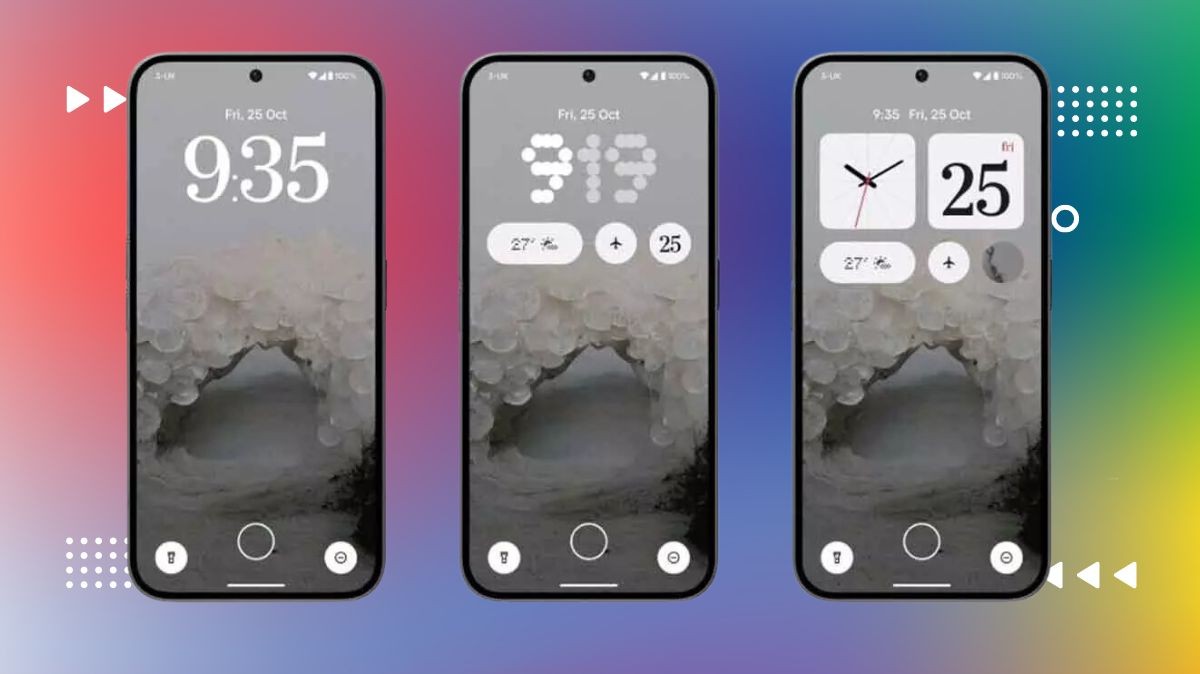 Nothing OS 3.0 Reveals Intuitive Lock Screen Customisation Nothing OS 3.0 Reveals Intuitive Lock Screen Customisation