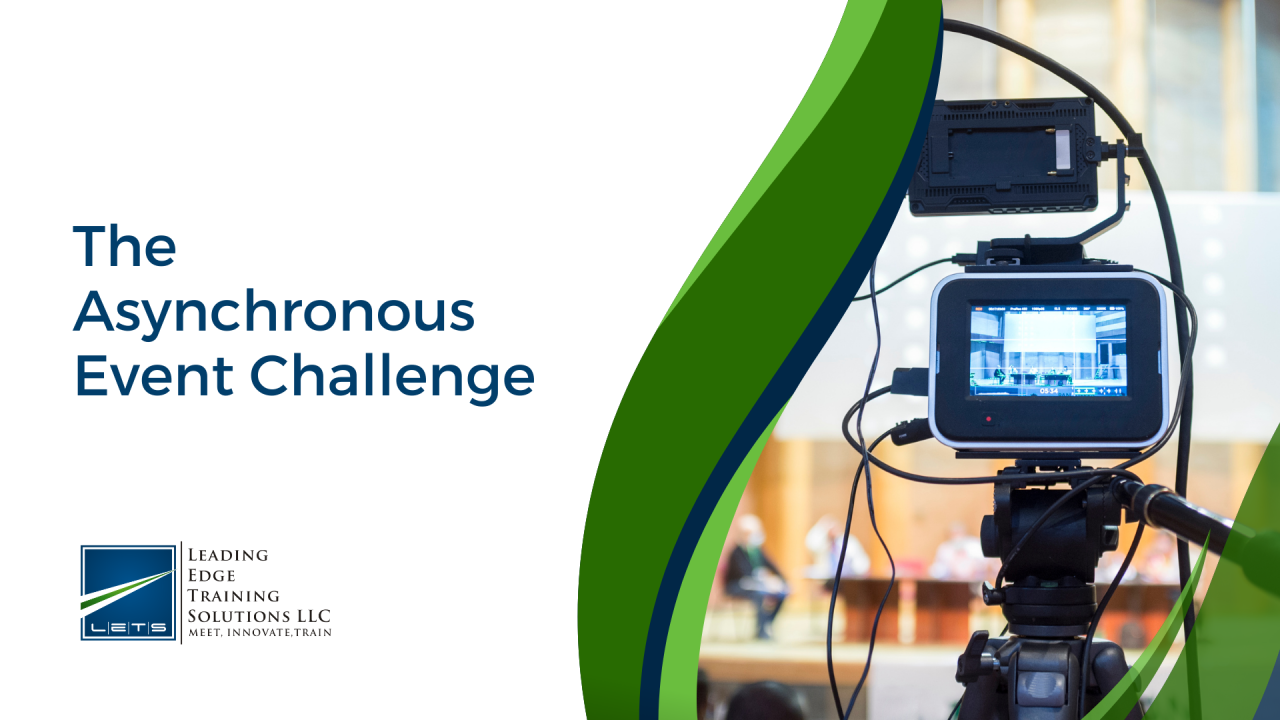 The Asynchronous Event Challenge The Asynchronous Event Challenge
