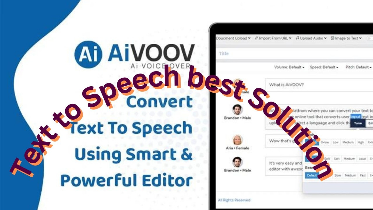 Aivoov: Revolutionizing Text-to-Speech Technology Aivoov: Revolutionizing Text-to-Speech Technology