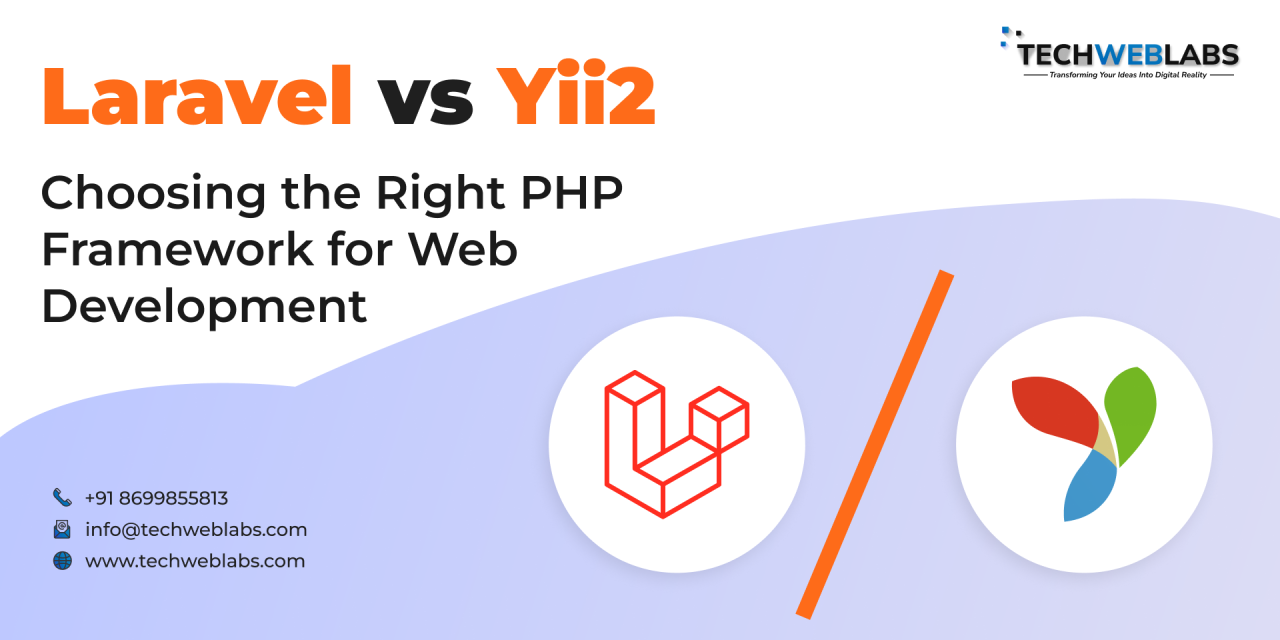 Laravel vs. Yii2: Choosing the Right PHP Framework for Web Development Laravel vs. Yii2: Choosing the Right PHP Framework for Web Development
