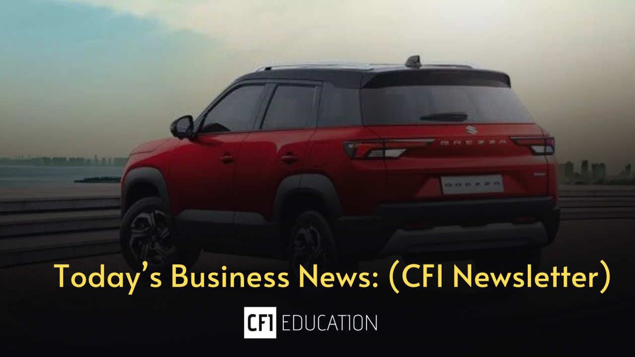 Business News Highlights:(CFI News letter) Business News Highlights:(CFI News letter)
