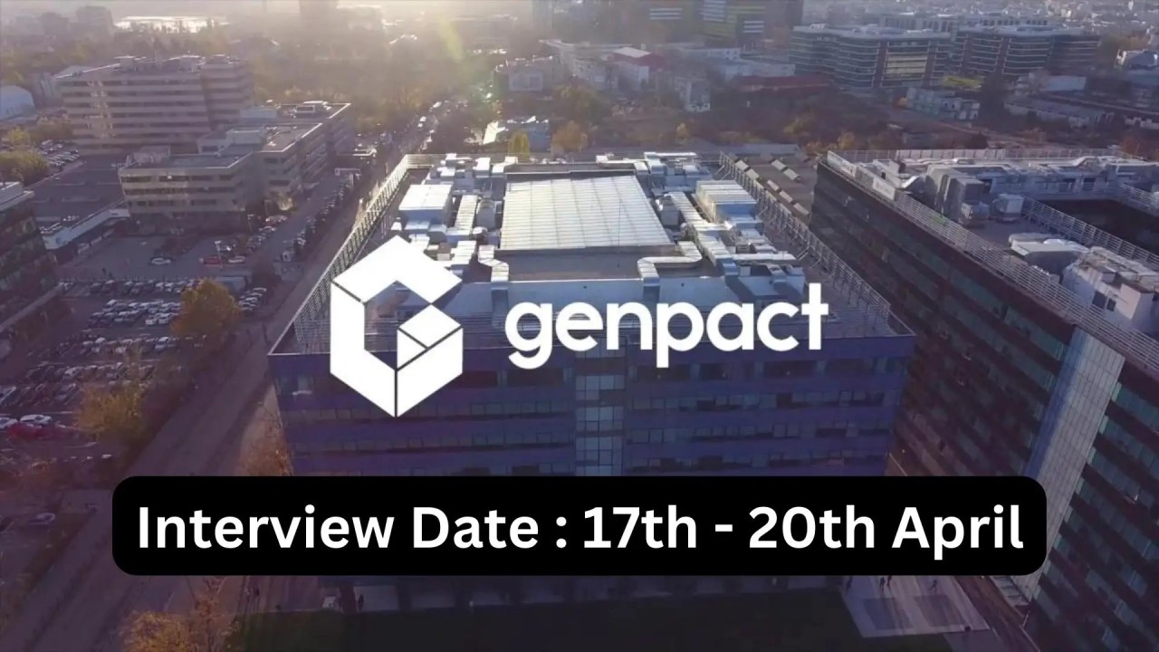 Genpact Hiring Mutiple Roles, Walkin Interview, Salary Upto Rs 3.6 LPA Genpact Hiring Mutiple Roles, Walkin Interview, Salary Upto Rs 3.6 LPA