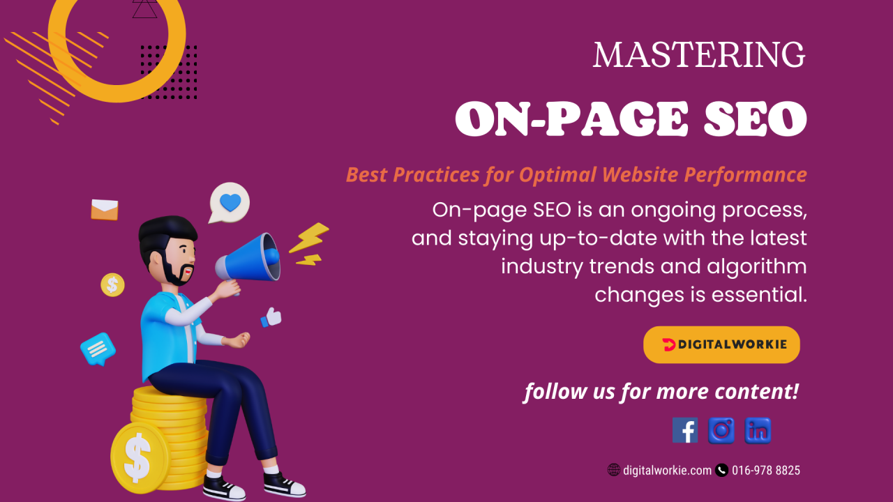 Mastering On-Page SEO: Best Practices for Optimal Website Performance Mastering On-Page SEO: Best Practices for Optimal Website Performance