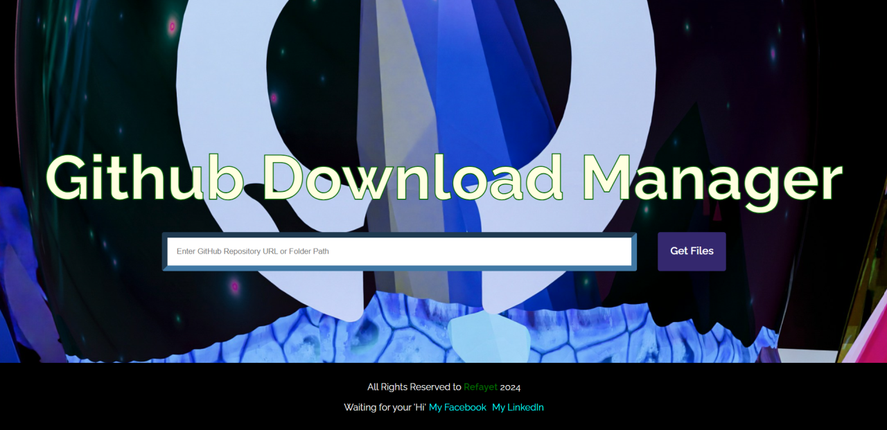 GitHub Download Manager GitHub Download Manager