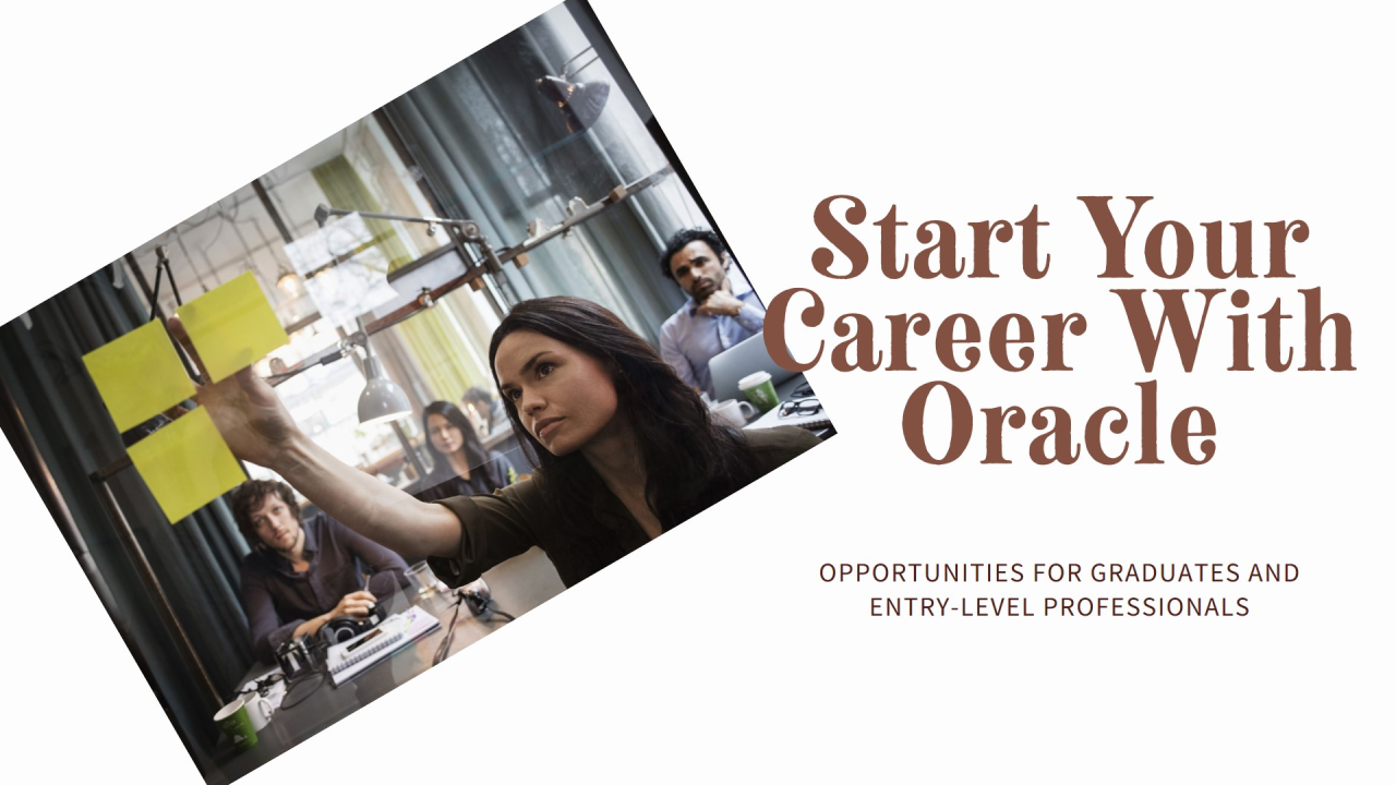 Early Oracle Careers Opportunities for Graduates Fresher to Entry Level ... Early Oracle Careers Opportunities for Graduates Fresher to Entry Level ...