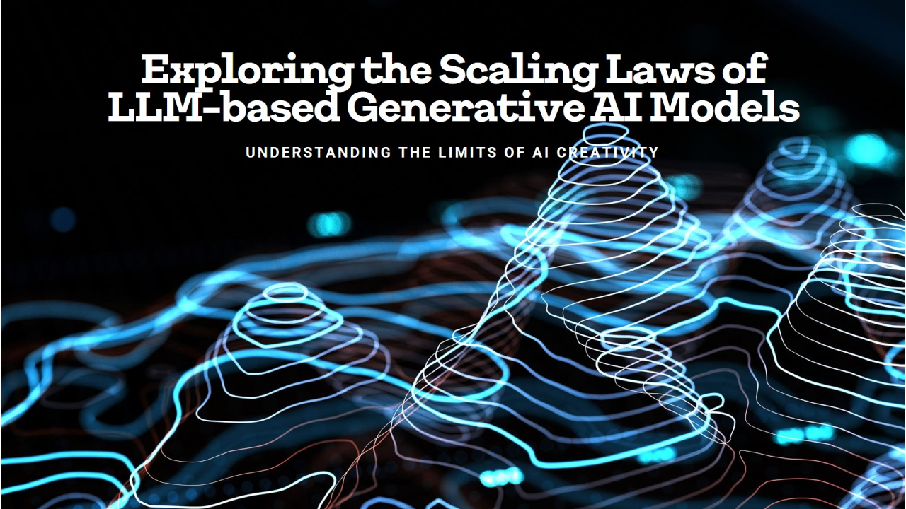 Scaling laws of LLM based Generative AI Models Scaling laws of LLM based Generative AI Models