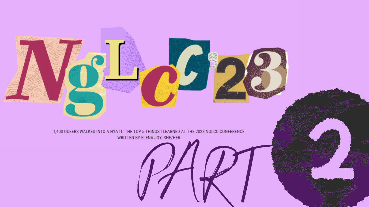 Part Two - 1,400 queers walked into a Hyatt: The Top 5 Things I Learned ... Part Two - 1,400 queers walked into a Hyatt: The Top 5 Things I Learned ...