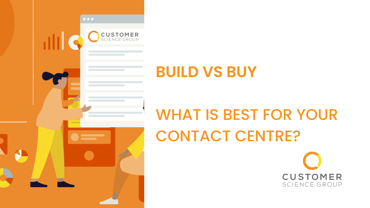 Contact Centre Analytics: Build versus Buy Contact Centre Analytics: Build versus Buy