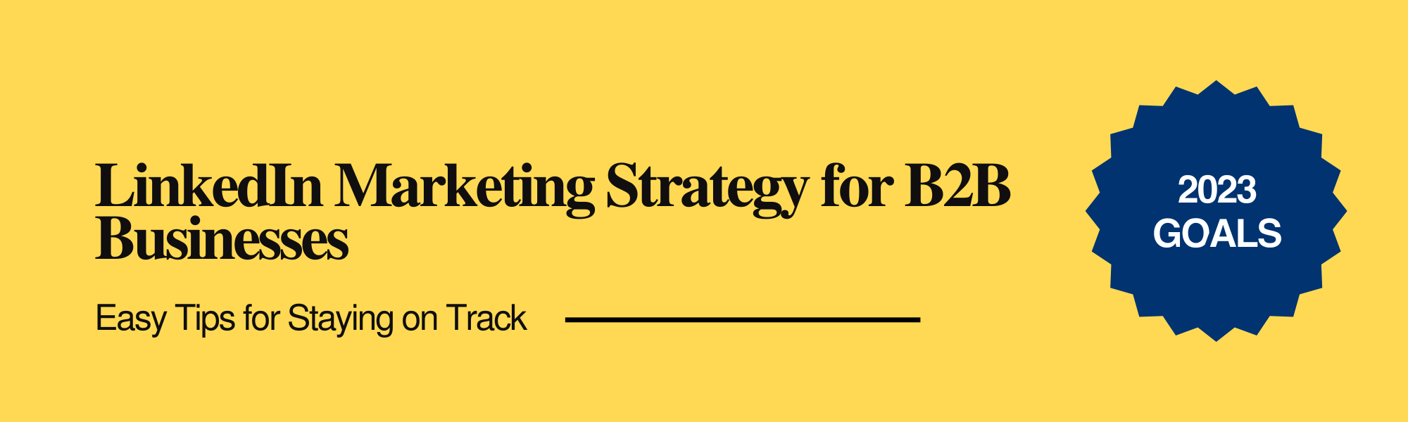 LinkedIn Marketing Strategy for B2B Businesses LinkedIn Marketing Strategy for B2B Businesses