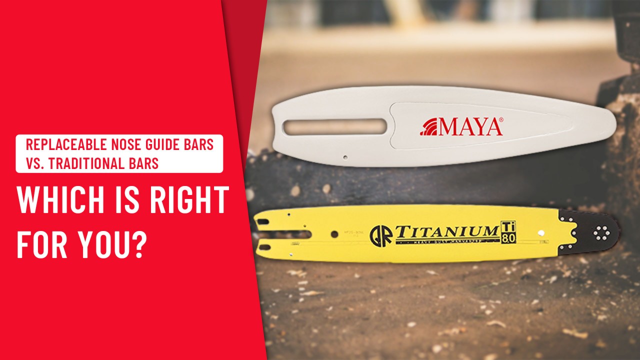 Replaceable Nose Guide Bars vs. Traditional Bars: Which Is Right for You? Replaceable Nose Guide Bars vs. Traditional Bars: Which Is Right for You?