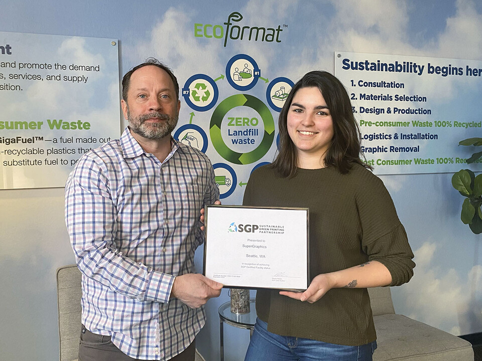 SuperGraphics Leads the Way in Sustainable Large-Format Printing with ... SuperGraphics Leads the Way in Sustainable Large-Format Printing with ...