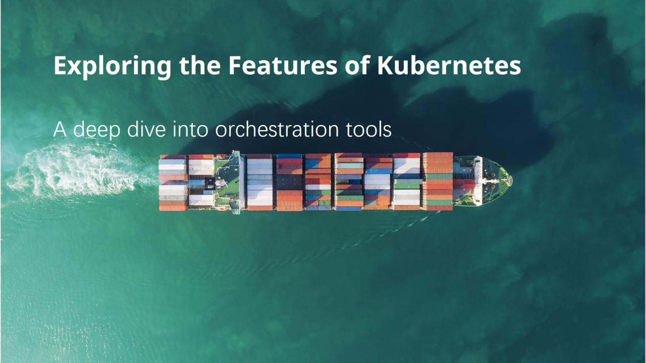 Let's delve into each feature of orchestration tools, specifically ... Let's delve into each feature of orchestration tools, specifically ...
