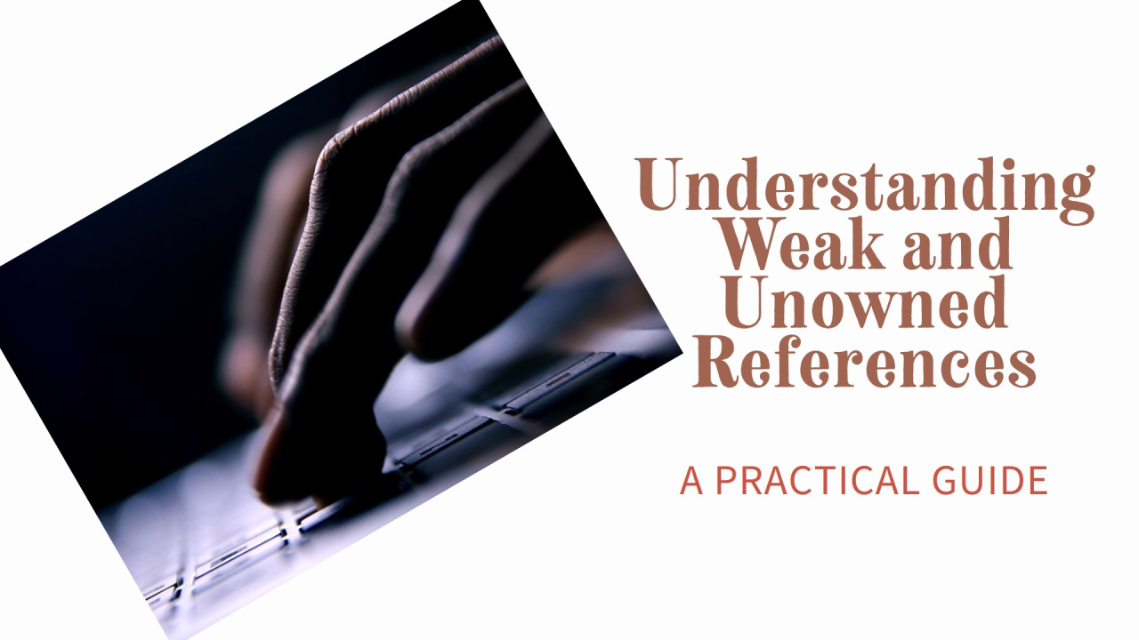 Understanding Weak and Unowned References in Swift: A Practical Guide Understanding Weak and Unowned References in Swift: A Practical Guide
