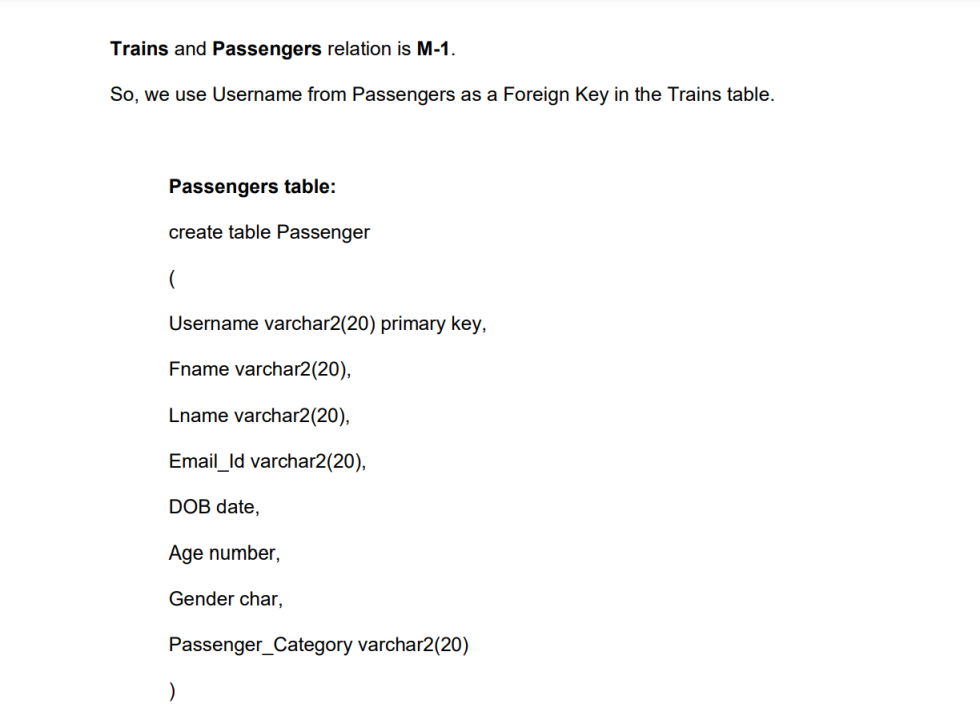Railway Management System using SQL Railway Management System using SQL