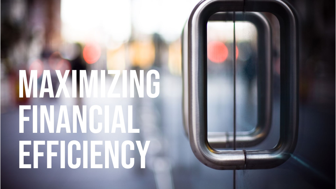 Maximizing Financial Efficiency with Ledger Allocation Rules Maximizing Financial Efficiency with Ledger Allocation Rules