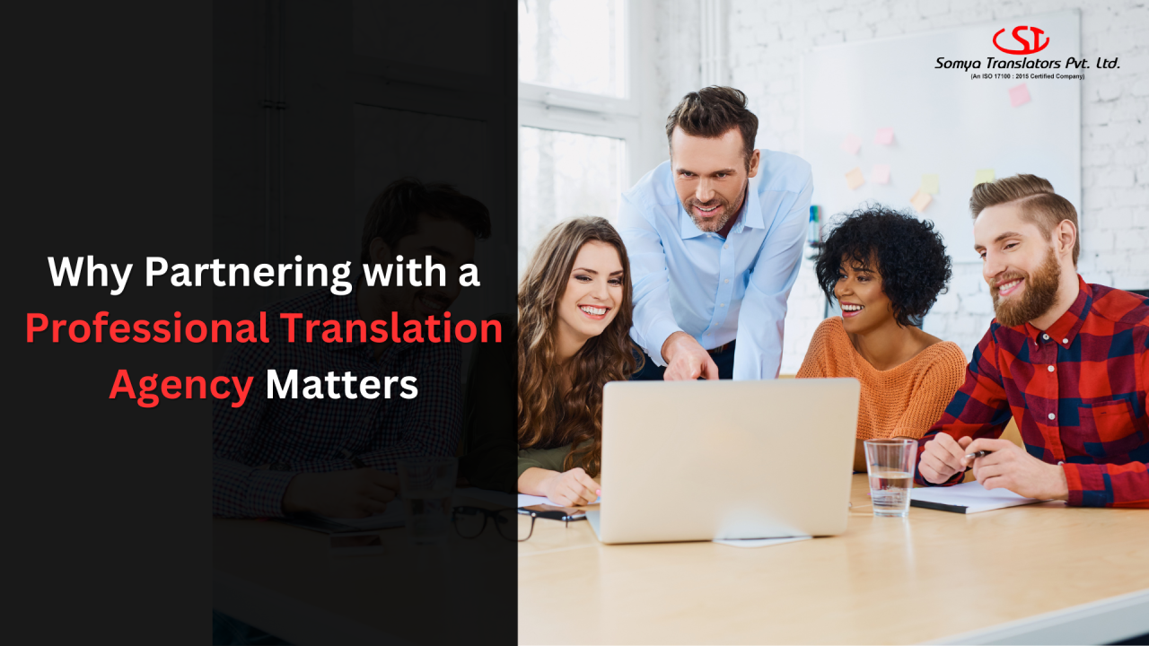 Why Partnering with a Professional Translation Agency Matter Why Partnering with a Professional Translation Agency Matter