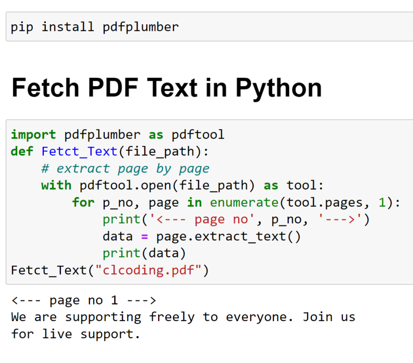 Day 108 : Fetch PDF Text in Python Day 108 : Fetch PDF Text in Python